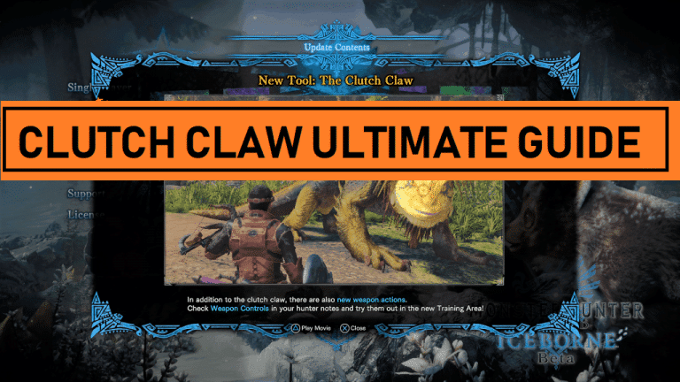 Monster Hunter World - Clutch Claw Guide [Flinch Shot Tutorial] - EthuGamer